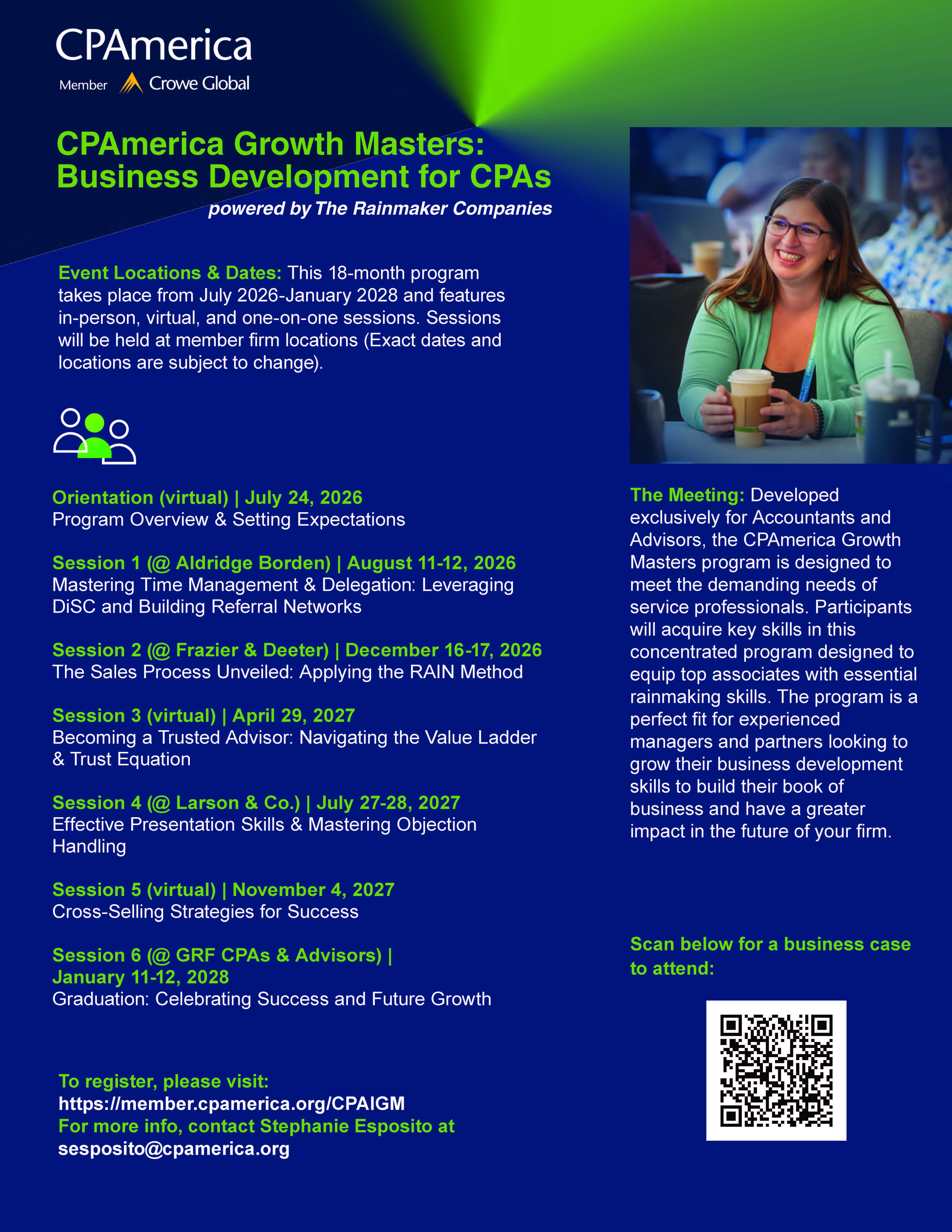 Registration - CPAmerica Rainmaker Academy 2026-2028